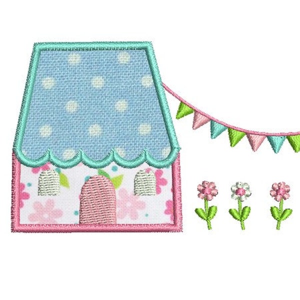 Applique House Flags - Etsy