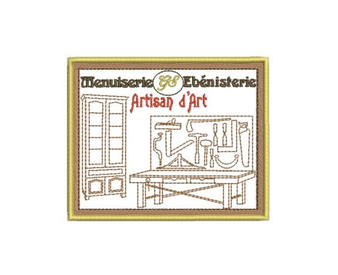 Instant Download Machine Embroidery Frenchvintage Plate Carpentry ...
