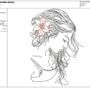 Instant Download Machine Embroidery Profile Woman - Etsy