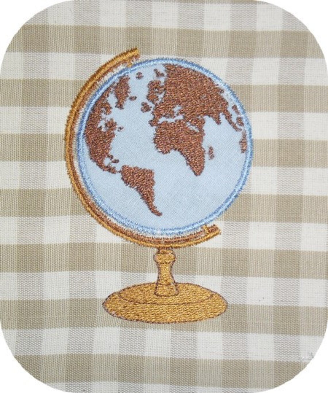 Instant Download Machine Embroidery World Map Globe - Etsy