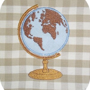 Instant Download Machine Embroidery World Map Globe - Etsy