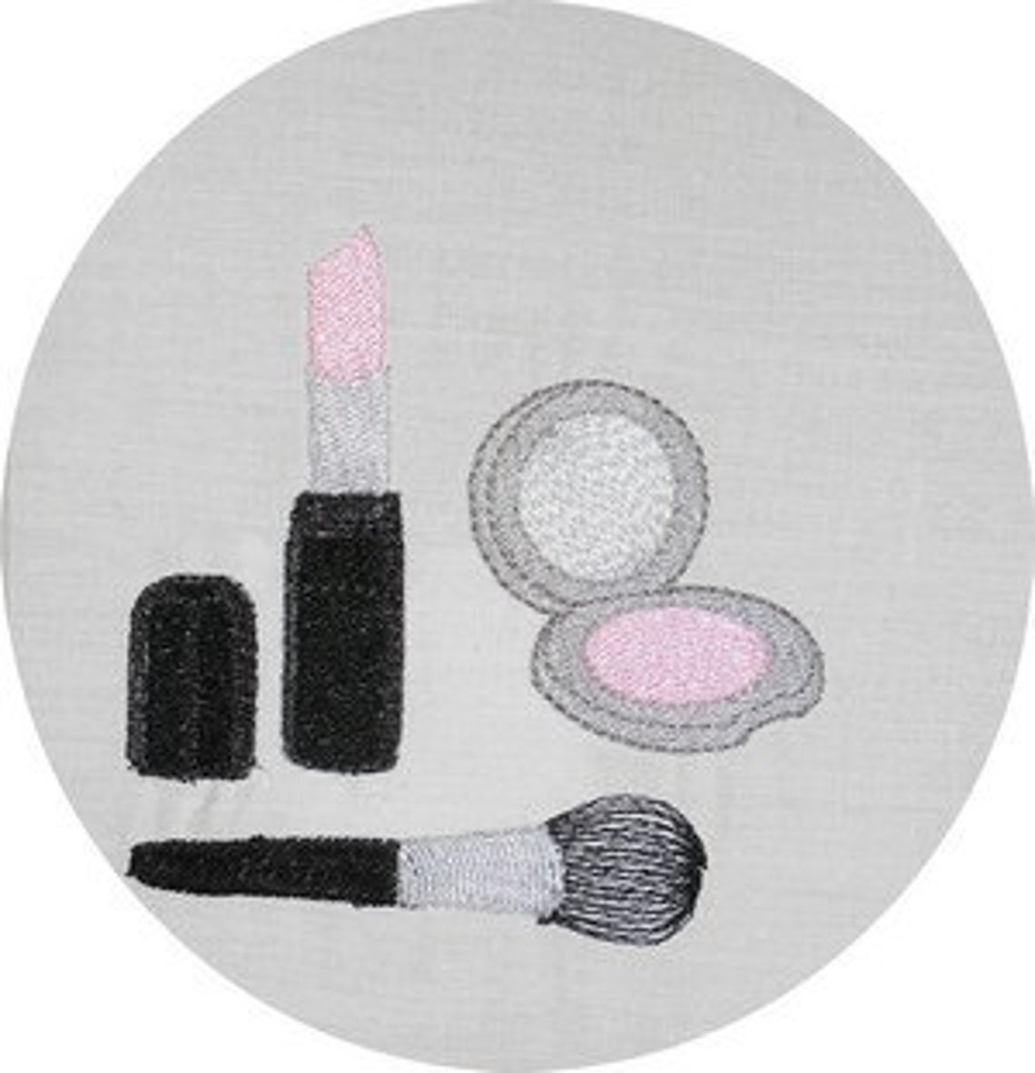 Instant Download Embroidery Design Make up Lips and Cheeks Set | Etsy