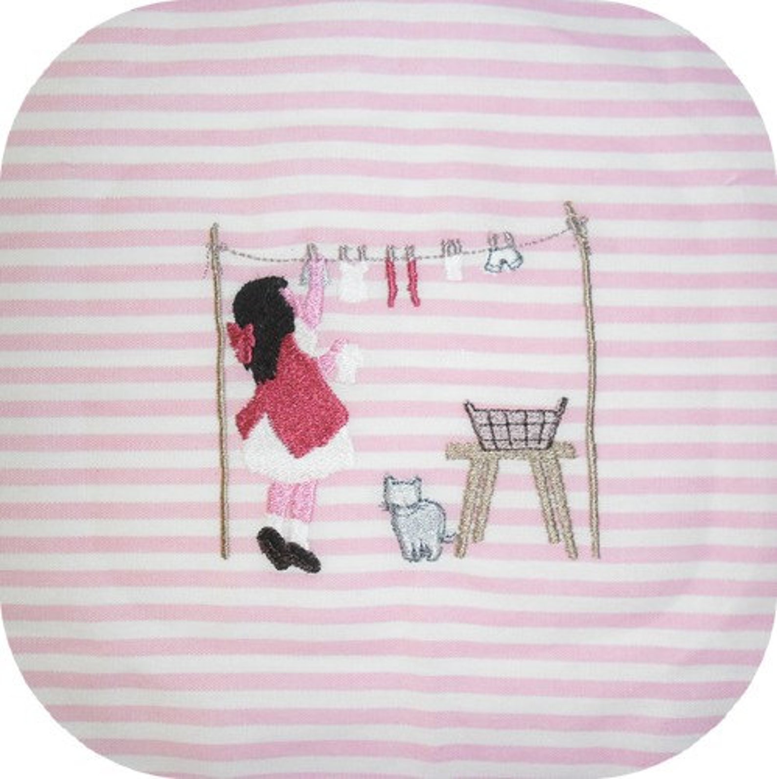 Instant Download Machine Embroidery Design Laundry Doll - Etsy