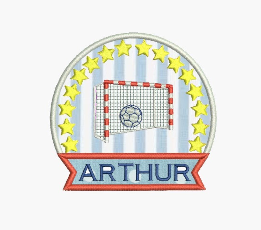 Instant Download Machine Embroidery Design Handball Badge - Etsy