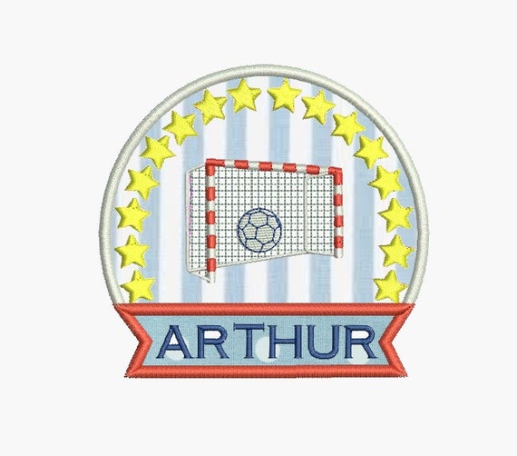 Instant Download Machine Embroidery Design Handball Badge - Etsy