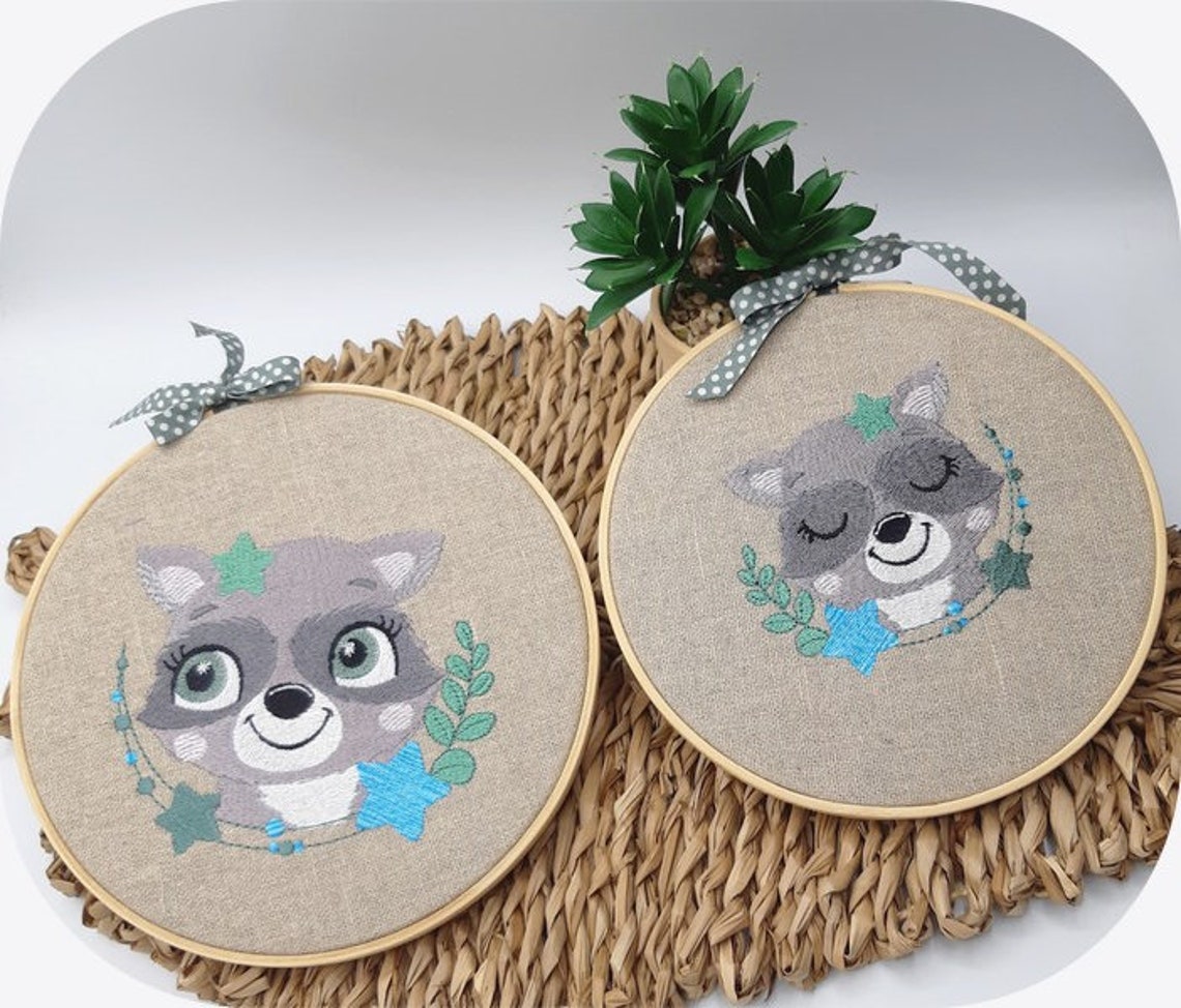 Motif De Broderie Machine à Télécharger Instantanément Raton - Etsy