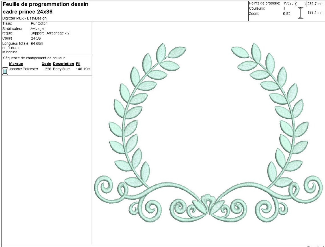 Instant Download Machine Embroidery Design Frame Prince - Etsy