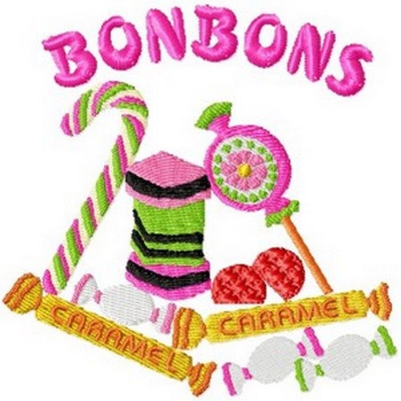 Candy Embroidery - Etsy