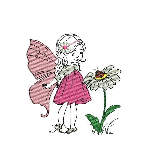 Fairy Machine Embroidery Designs - Etsy