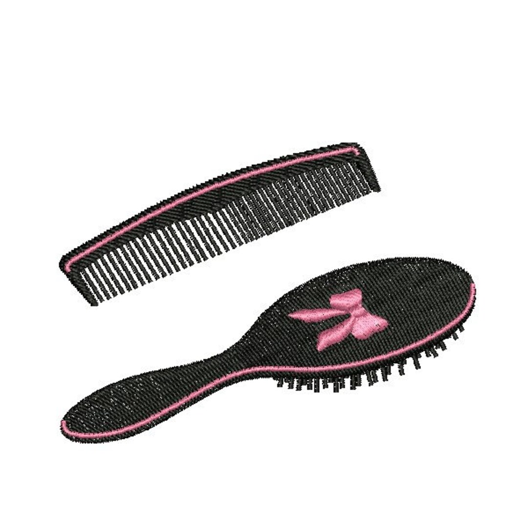 Instant Download Embroidery Design Brush and Comb - Etsy