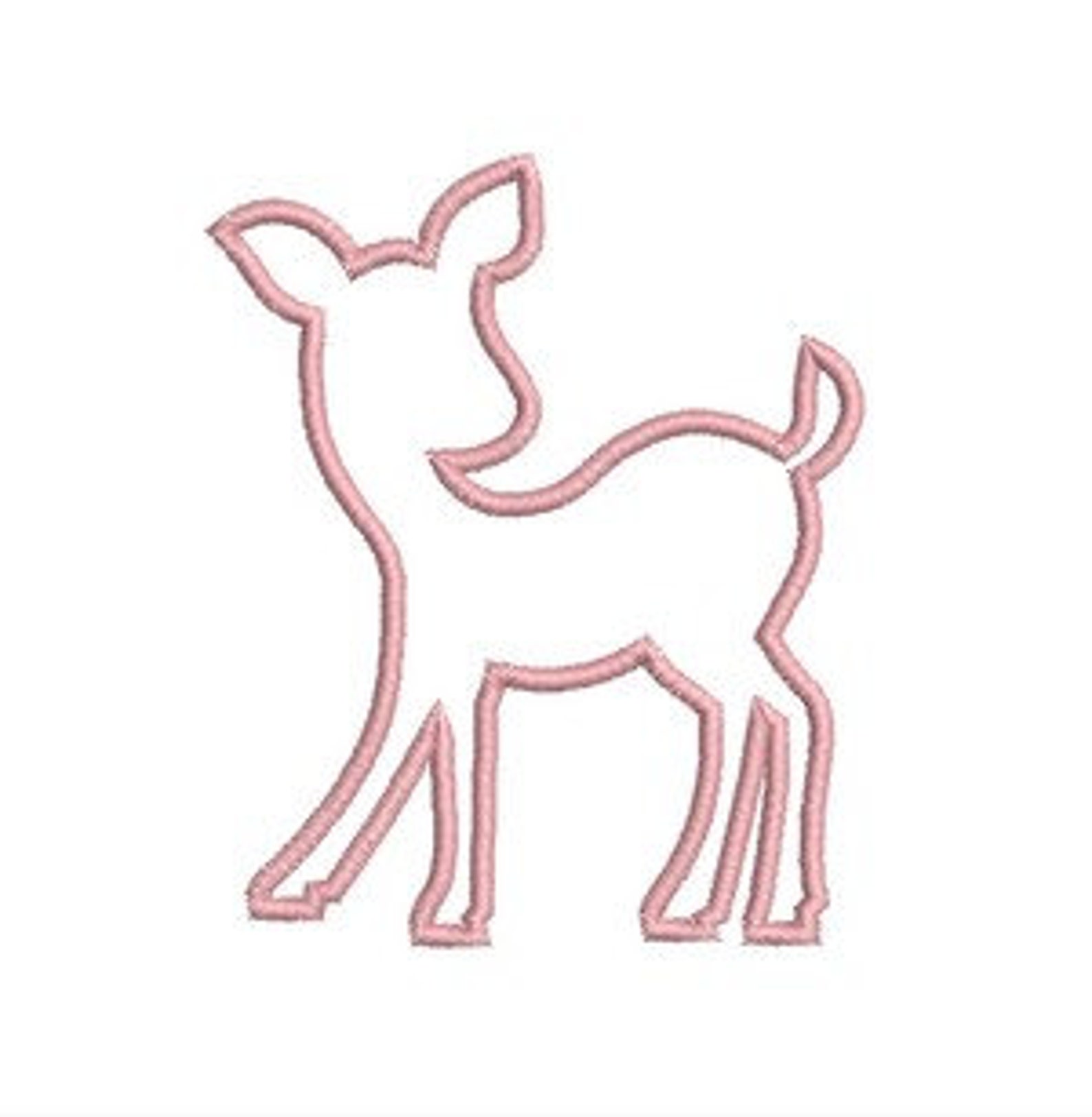 Instant Download Embroidery Applique Fawn - Etsy