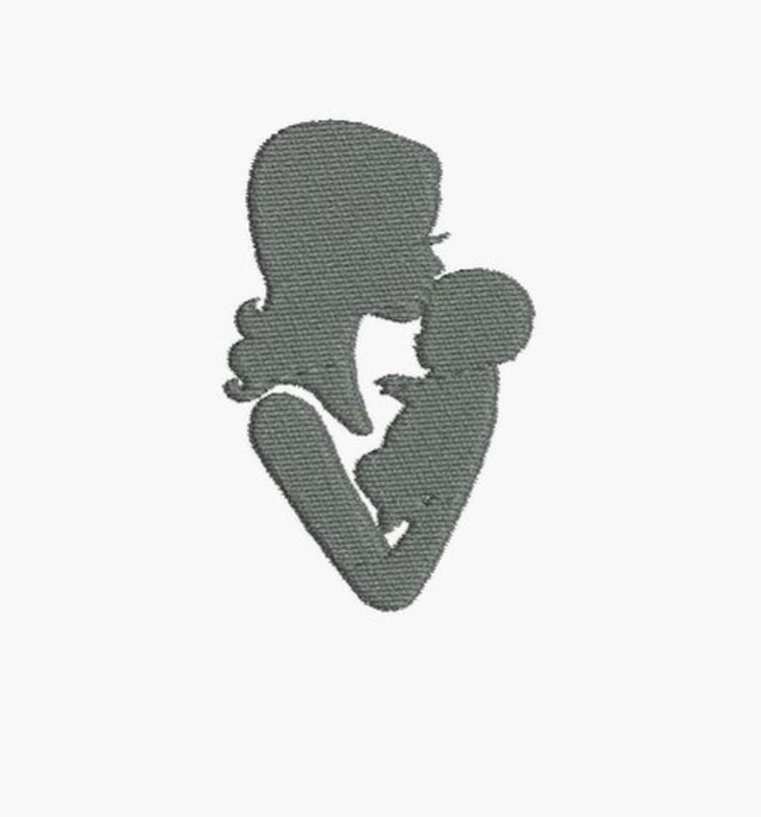 Instant Download Embroidery Design Mother and Baby - Etsy