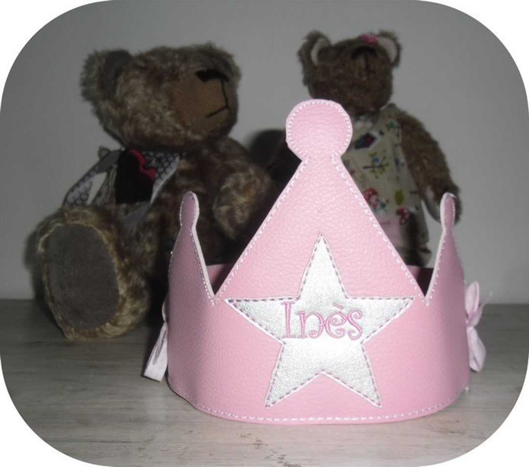 Instant Download Machine Embroidery Design ITH Crown Girl - Etsy