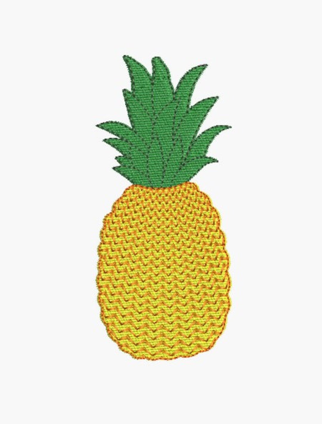 Instant Download Machine Embroidery Pineapple - Etsy