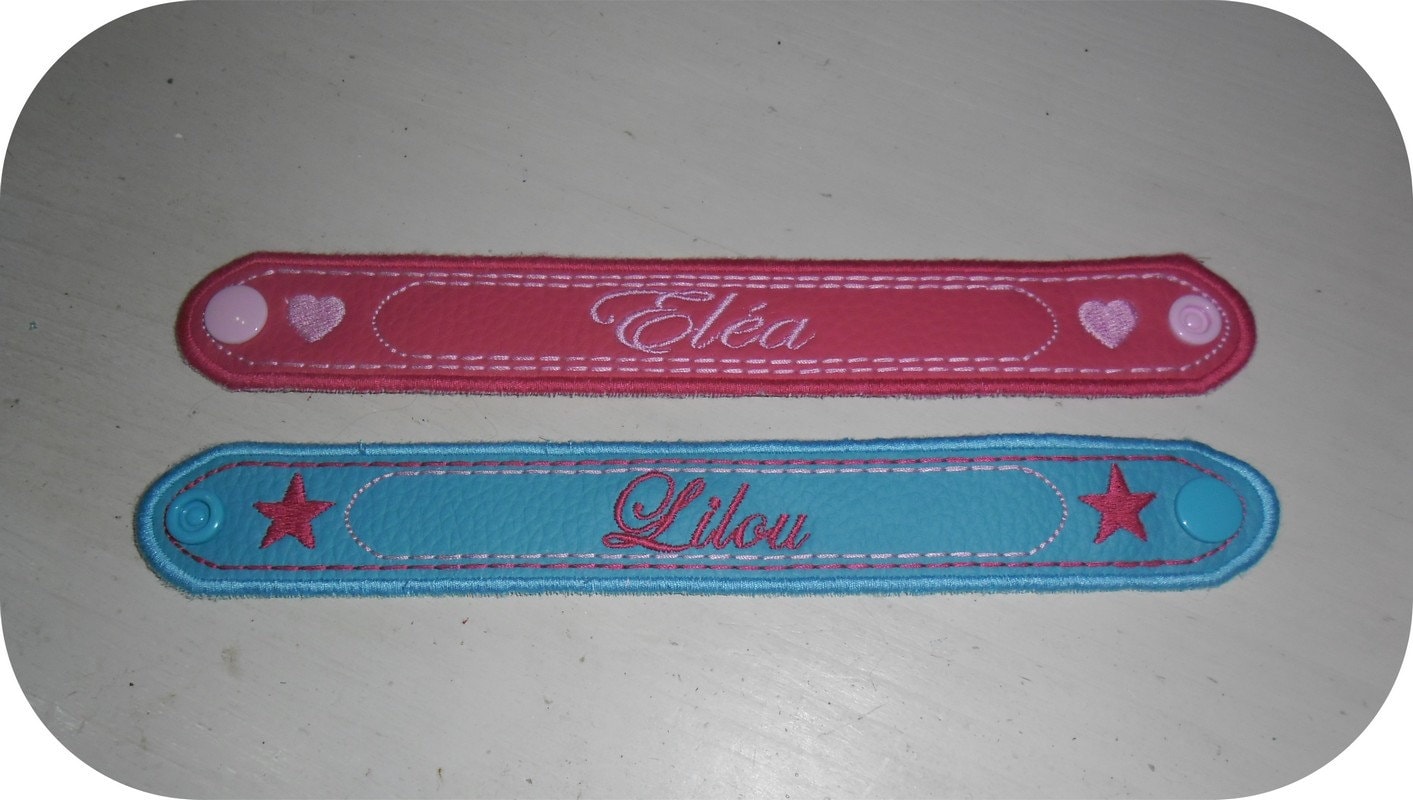 Instant Download Machine Embroidery Design ITH Bracelet Star ...