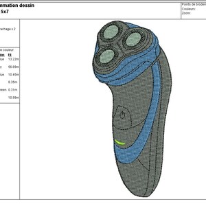 Instant Download Embroidery Design Electric Shaver - Etsy