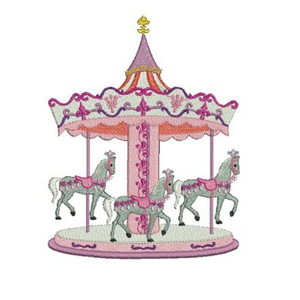 Carousel Horse Embroidery - Etsy