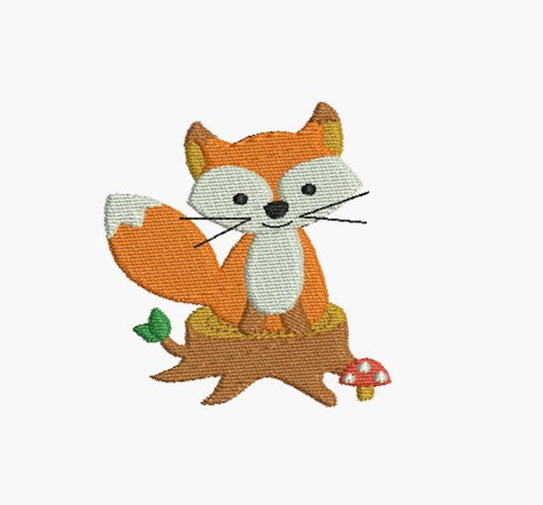 Instant Download Embroidery Little Fox - Etsy