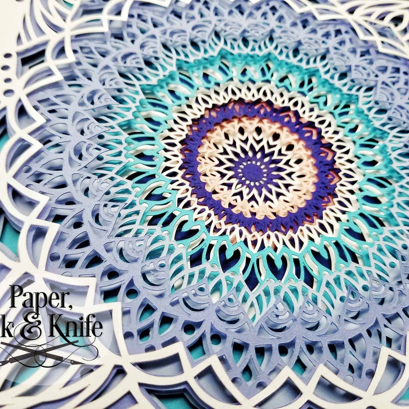 Layered Mandala Svg - Etsy
