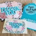 3D Thank You Card Papercut Template SVG, PDF, JPG Dxf, Layered Paper ...