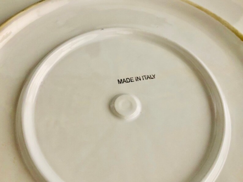 Large Round Ceramic Holiday Serving Platter and Bowl Set With - Etsy