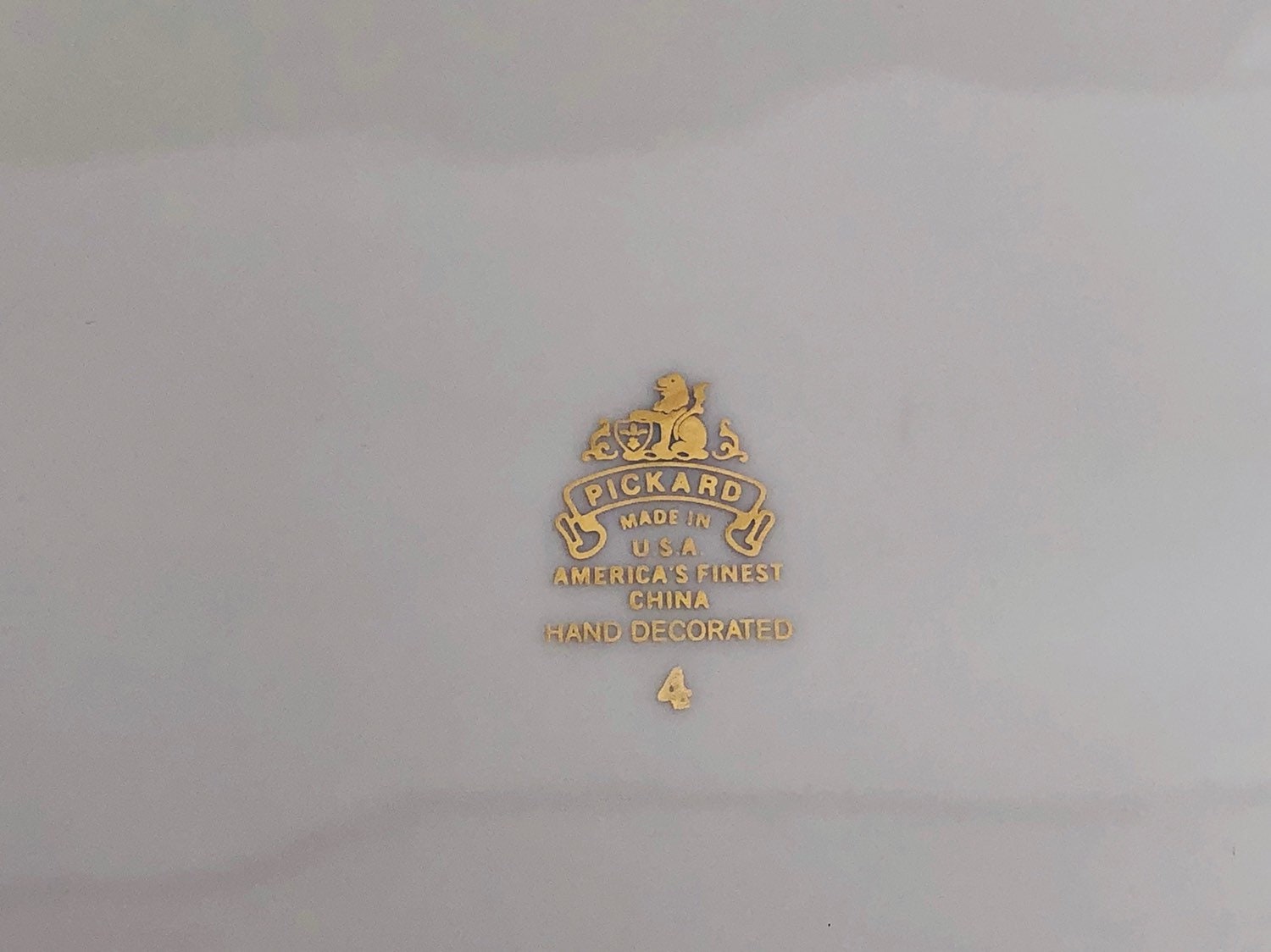 Vintage Pickard Fine China Monogramed b Ivory and - Etsy UK