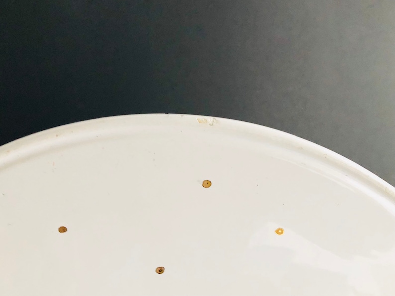 Large Round Ceramic Holiday Serving Platter and Bowl Set With - Etsy