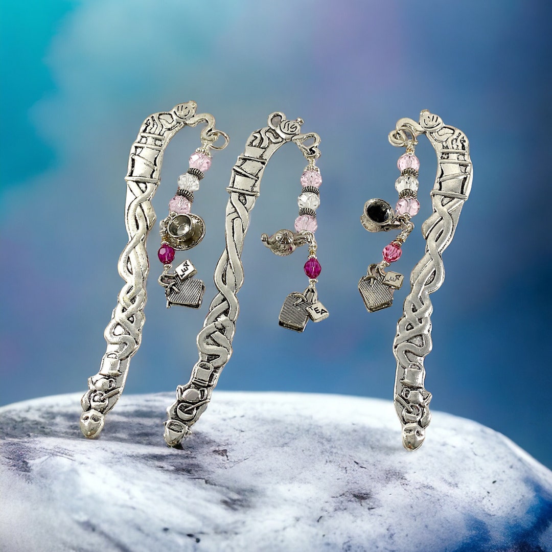 Unique Teapot and Teacup Bookmarks for Tea Party Favors, Goth Gifts ...