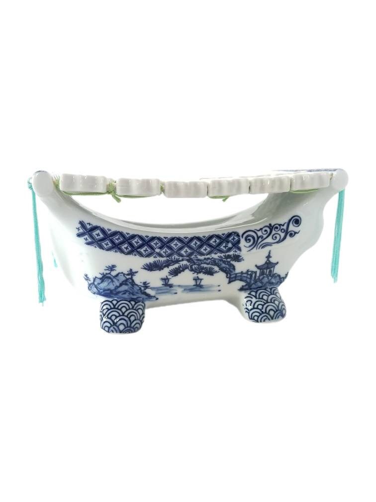 Antique Chinese Porcelain Pillow Blue and White - Etsy