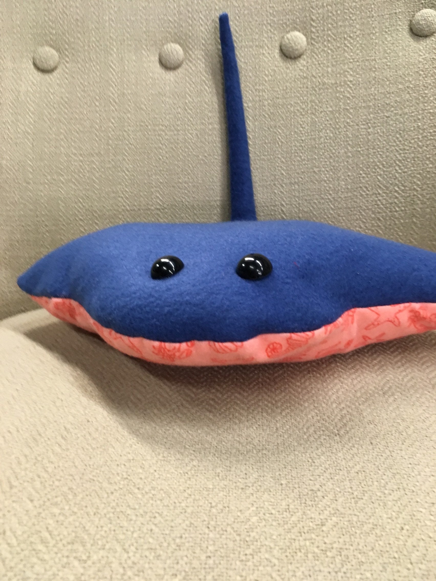 Stuffed Stingray Plush Sea Creature - Etsy
