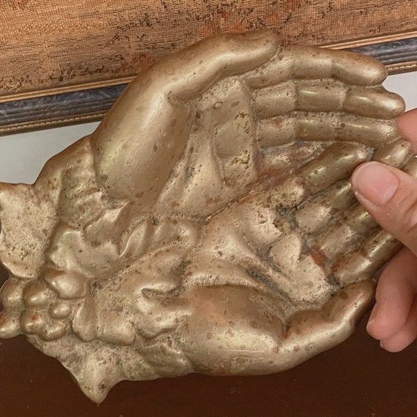 Brass Hand - Etsy