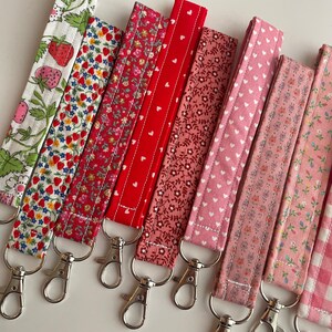 Handmade Wristlet Lanyard Keychain Made With Vintage Fabrics - Etsy