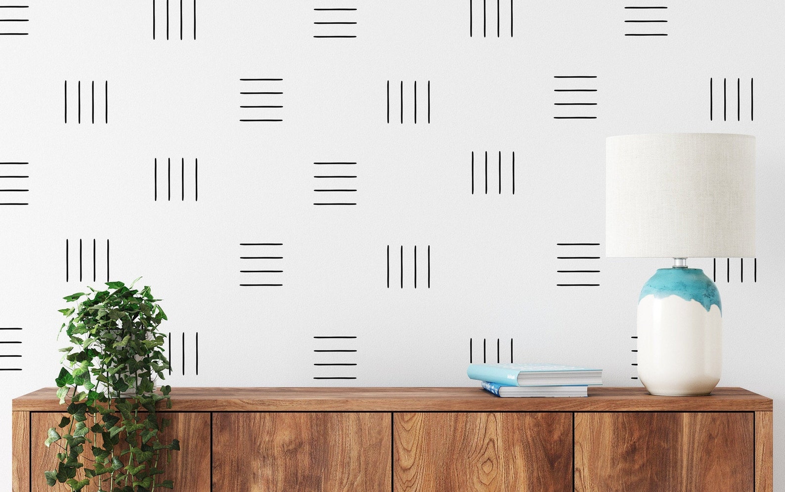 Line Wall Decals / Modern Wall Decal / Boho Wall Decor / Nursery / Kids ...