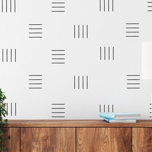 Line Wall Decals / Modern Wall Decal / Boho Wall Decor / Nursery / Kids ...
