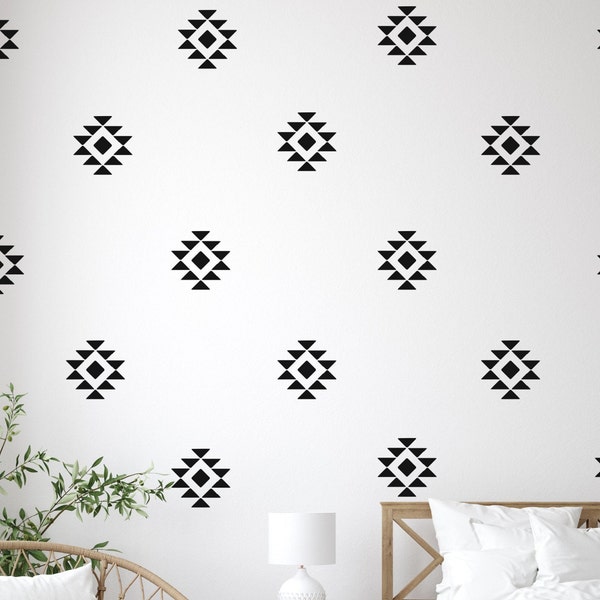 Geometric Wall Decal - Etsy