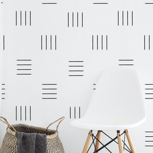 Line Wall Decals / Modern Wall Decal / Boho Wall Decor / - Etsy