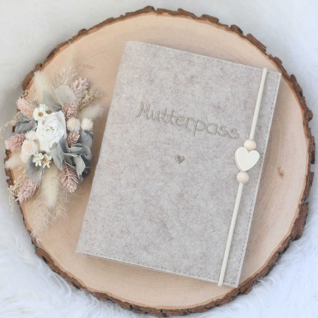 Mutterpasshülle Filz Mutterpass Mamipass - Etsy.de