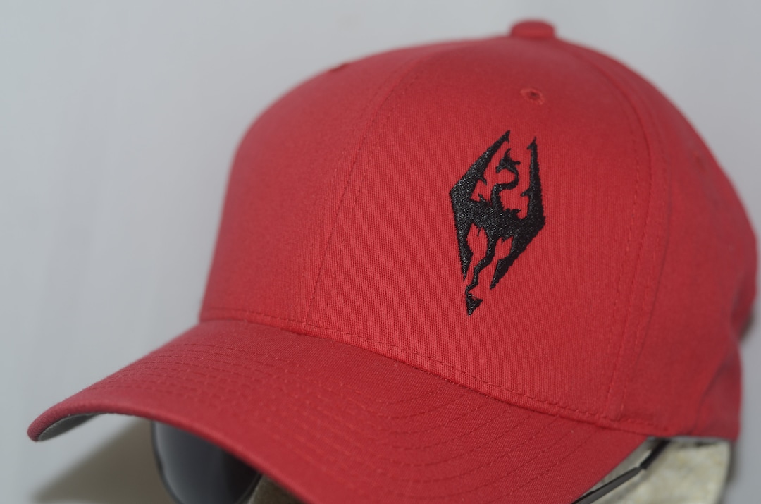 Imperial Dragon Flexfit Hat Red - Etsy