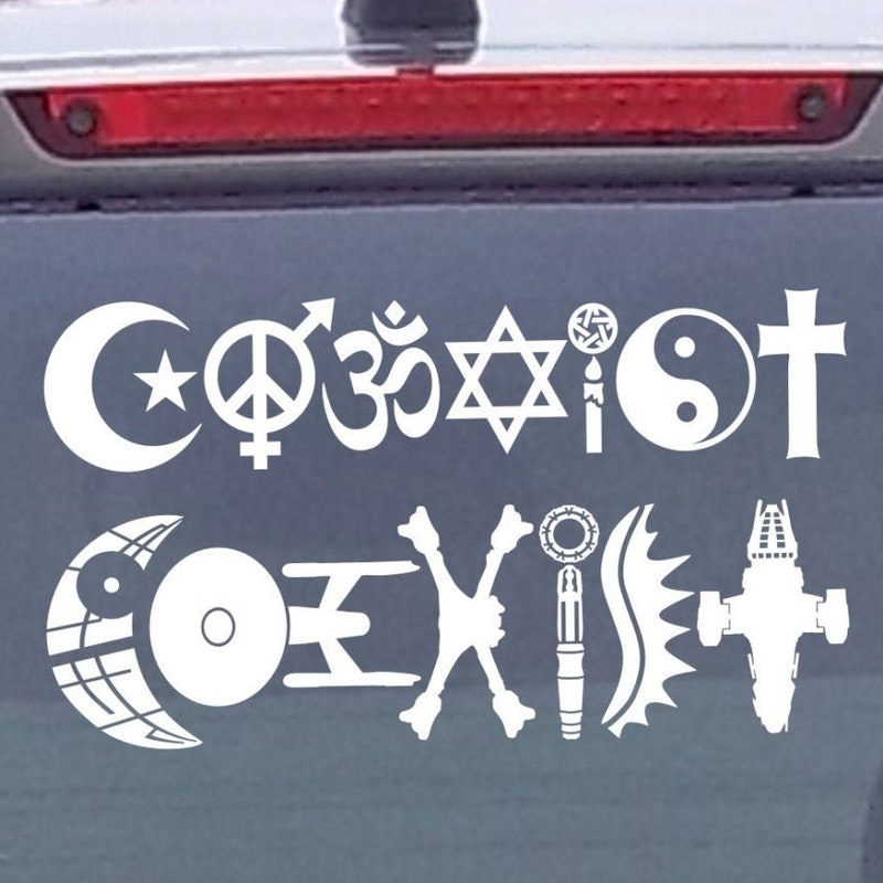 Coexist Sticker - Etsy
