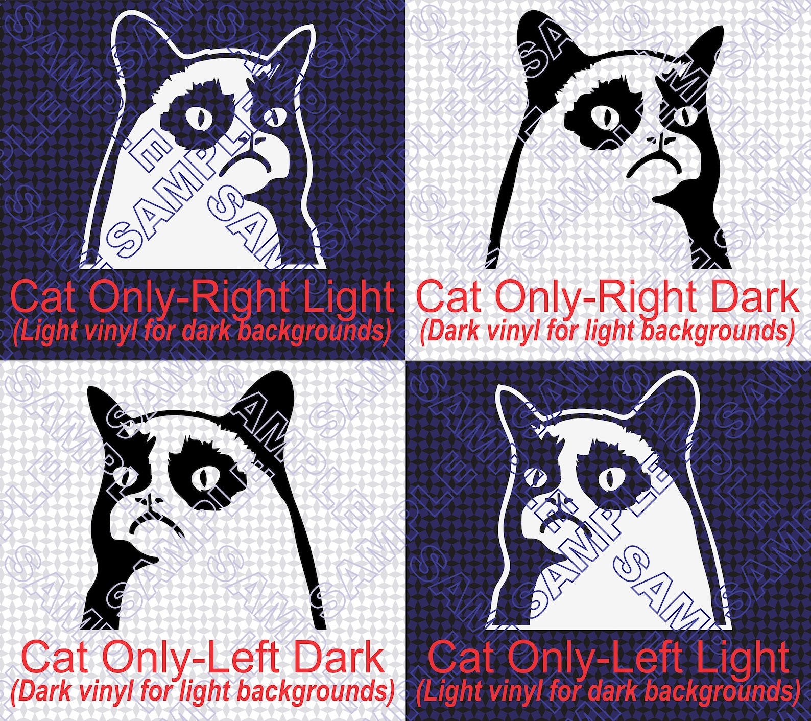 Grumpy Cat Hates... Die Cut Vinyl Decal Sticker - Etsy