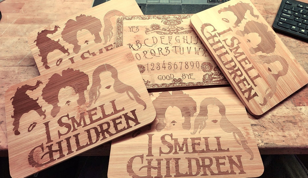 Halloween Themed Laser Engraved Cutting Boards - Etsy