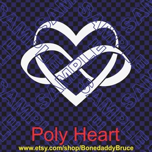 Polyamory, Infinite Love, Love Infinity Die Cut Vinyl Decal Sticker - Etsy