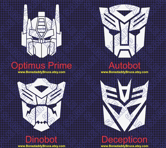Optimus Prime Logo For Bike