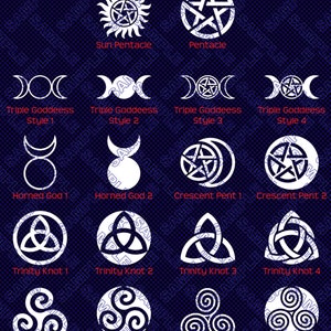 Pentacle Pentagram Supernatural Anti-possession Triskel Trinity 5.7, 8. ...
