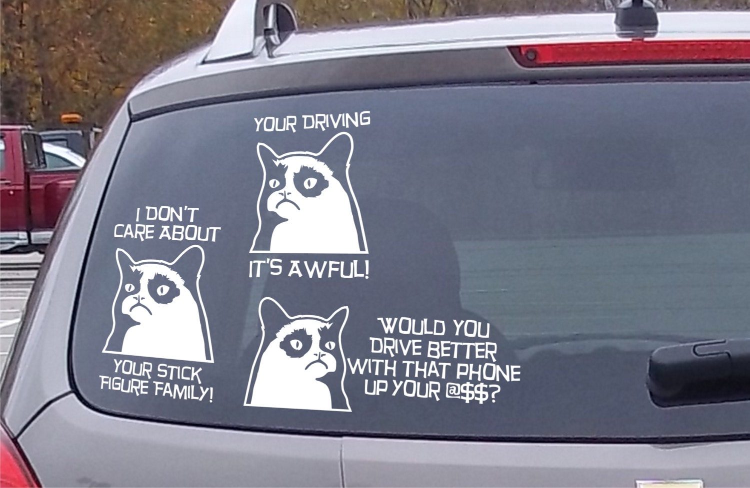 Grumpy Cat Hates... Die Cut Vinyl Decal Sticker - Etsy