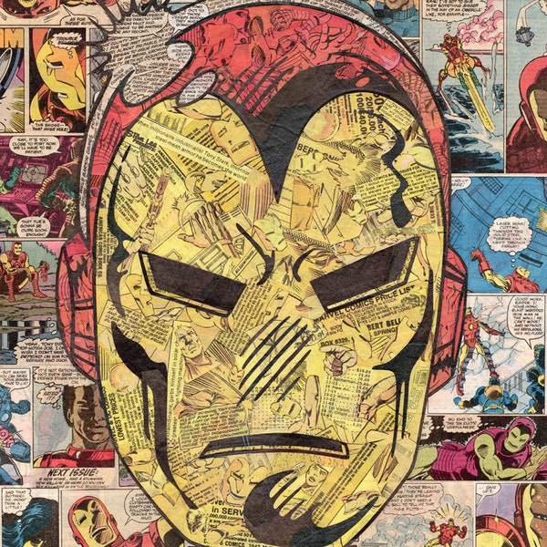 Comic Collage - Etsy