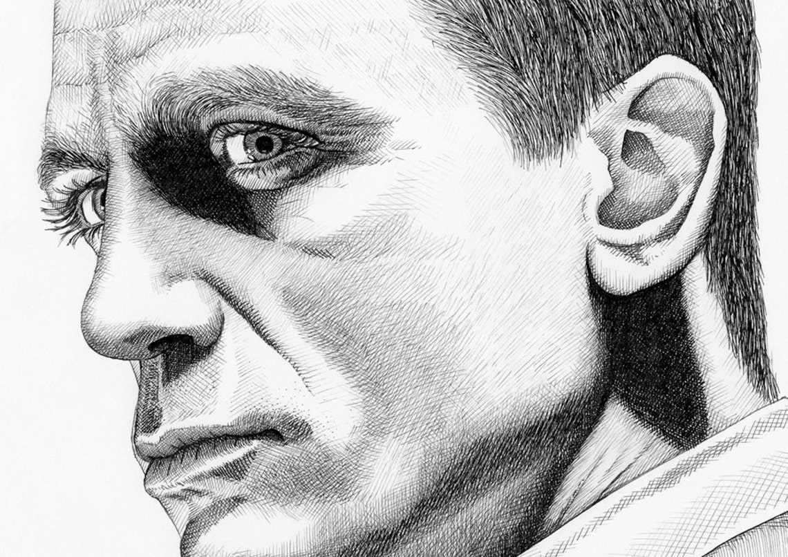 James Bond Portrait Print - Etsy