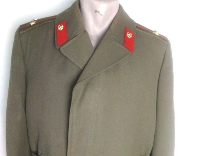 Colonel Officer Military Coat Cloak Soviet Russian Uniform Red - Etsy