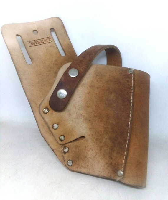 Vintage Cowboy Revolver Western Colt Gun Cowhide Leat… - Gem