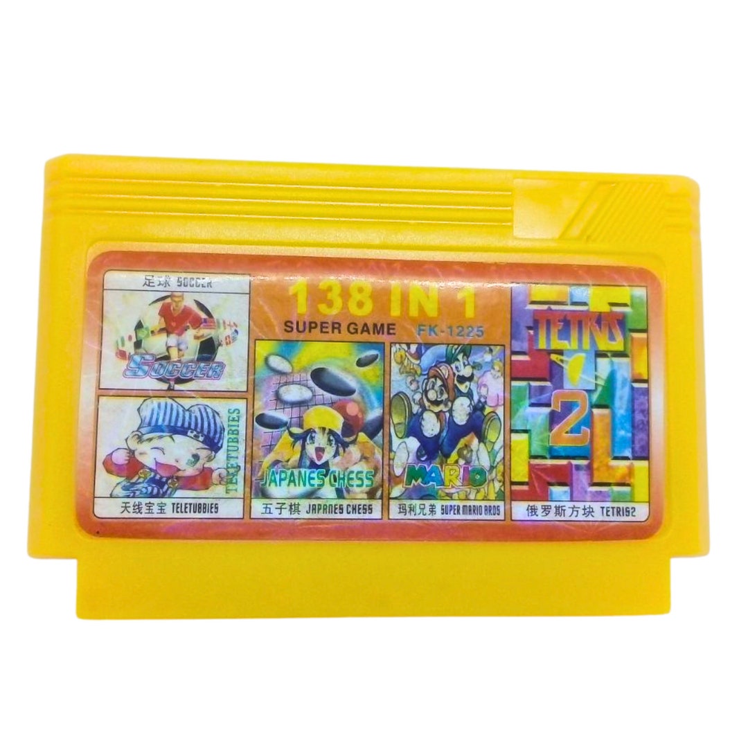 Vintage Dendy Console 8 Bit Cartridge Pegasus Famicom Famiclone NES 138 ...